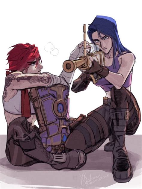 [no Spoilers] Vi Has To Pester Caitlyn Its The Rules Art Xwilson127