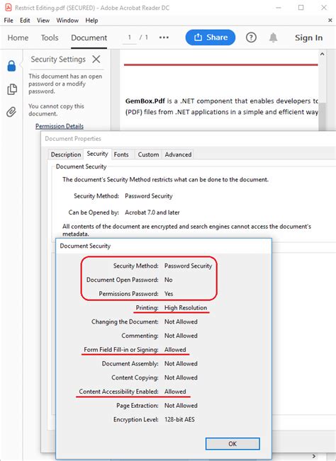 encrypt and decrypt pdf files from c vb applications