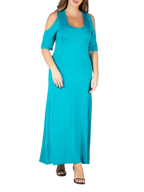 24 7 Comfort Apparel Womens Plus Size Elbow Length Sleeve Cold