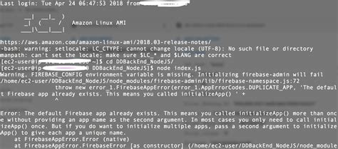 node js how to initialise multiple apps from firestore using aws ec2