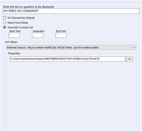 solved updating a filter using a connected list box alteryx community