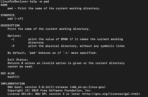 help command in linux linuxfordevices