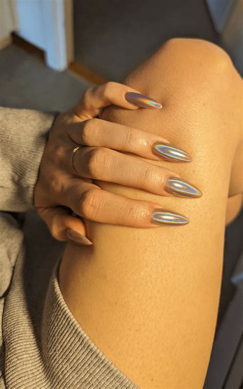 Long Mint Colored Nails 💅🏼 R Nailfetish