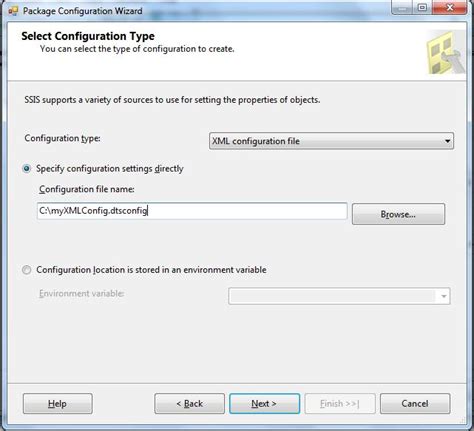 deploying ssis packages with xml configurations sqlscape