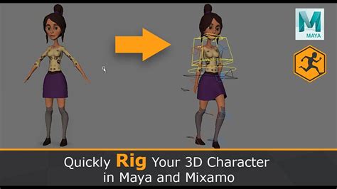 quickly rig your 3d character in maya and maximo youtube