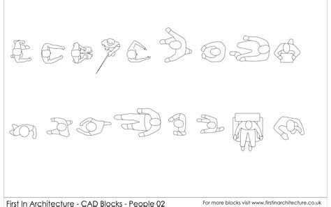 Cad Blocks People Archives First In Architecture