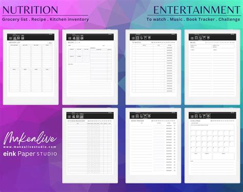 Supernote A5 X Template 2023 2024 All In One Digital Etsy Canada