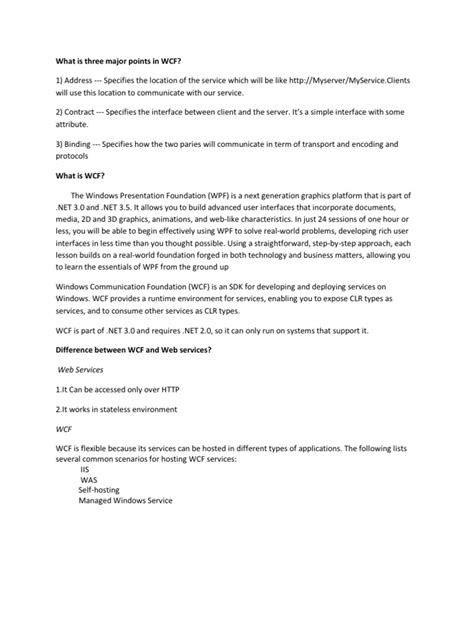 wcf pdf windows communication foundation application programming