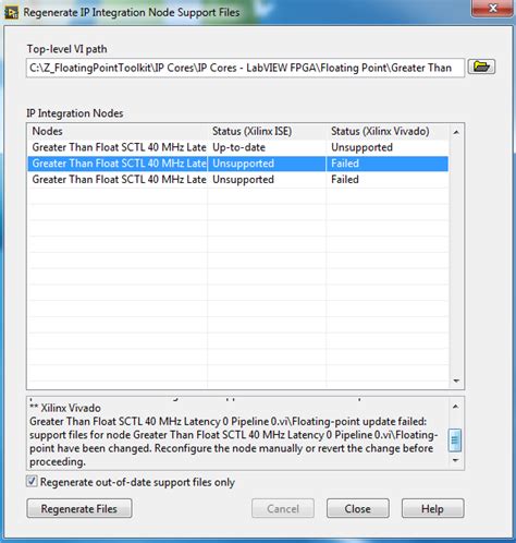 fpga floating point libraries error ni sbrio 9651 ni community