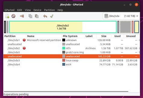 resize image ubuntu server imagecrot