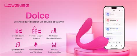 Lovense Dolce Bluetooth Vibromasseur Pour Femmes Avec App à Distance