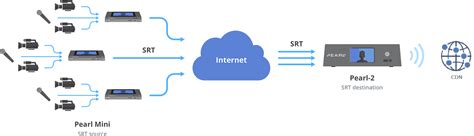 connect an srt stream as an input
