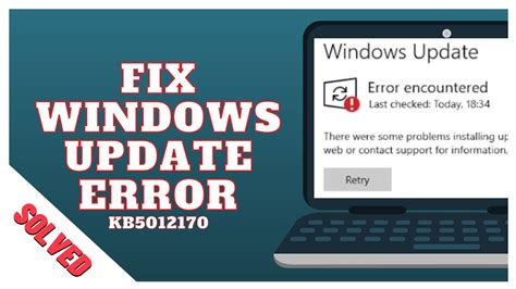 fix windows update failed error secure boot kb5012170 youtube