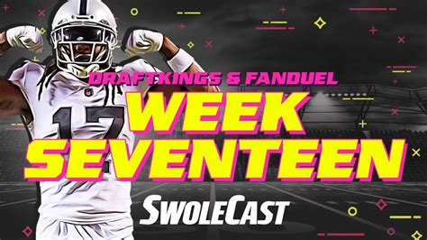 Draftkings Nfl Week 17 2022 Dfs Fantasy Football Youtube