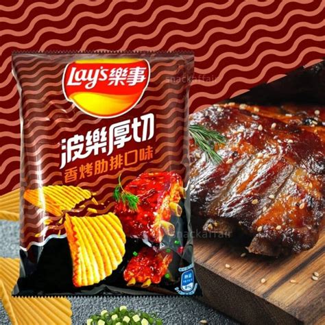 Lays Potato Chips Bbq Pork Ribs Snack Affair