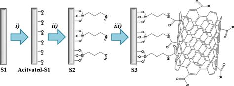 Schematic Representation Of The Three Functionalization Stages For The