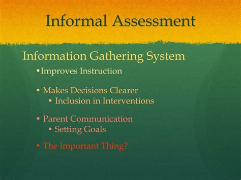 Ppt Informal Assessment Powerpoint Presentation Free Download Id