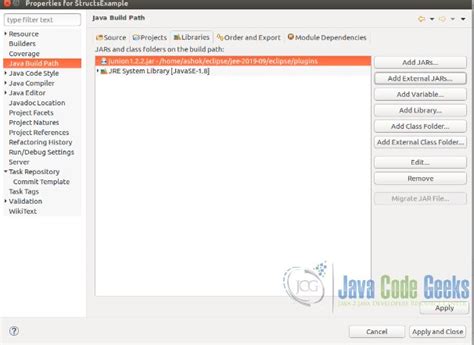 java struct example java code geeks