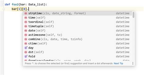 python nested type hinting differing results stack overflow