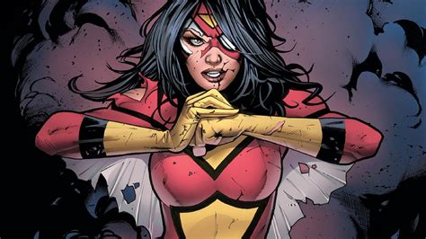 Marvel Comics Spider Woman Spider Man Spider Woman Frontal View Hd