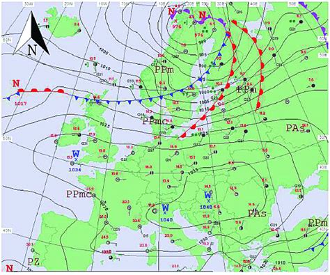 europe synoptic map september 26 2018 at 12 00 utc based on