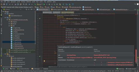 java json array request cannot be applied error listener stack overflow