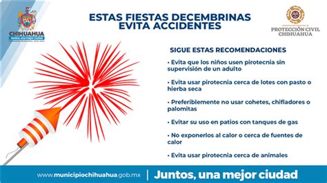 Emite Protección Civil Municipal Recomendaciones Sobre Pirotecnia Para