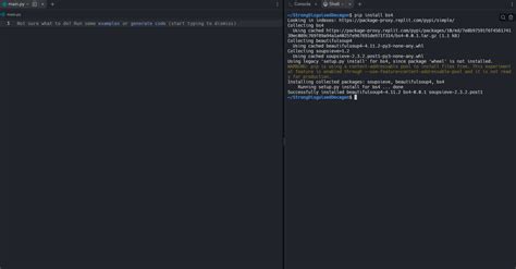 how to add beautifulsoup to python in replit replit help replit ask