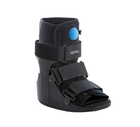 United Ortho Short Air Cam Walker Fracture Boot Small Black At Jonathan