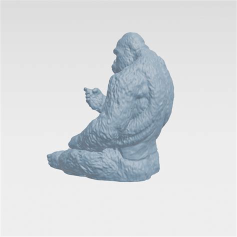 Stl File Gorila 🦍・template To Download And 3d Print・cults