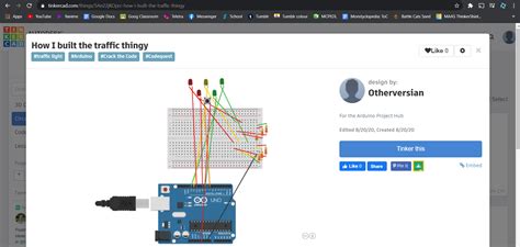 mini traffic light arduino project hub