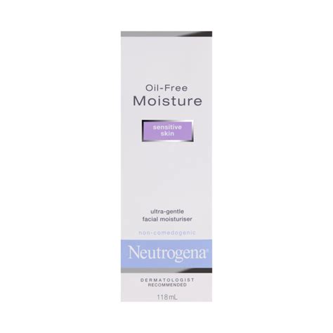 Buy Neutrogena Sensitive Skin Gentle Facial Moisturiser 118ml Coles