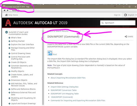 solved import microstation dgn file in autocad lt 2019 autodesk