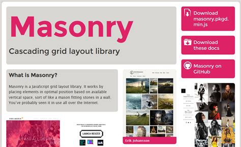 grid layout jquery responsive