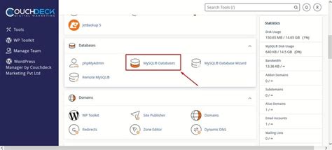 How To Modify Rename Remove A Mysql Database Couchdeck