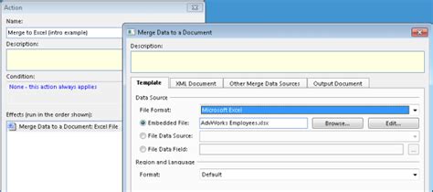 merge table data to a microsoft excel document genus docs