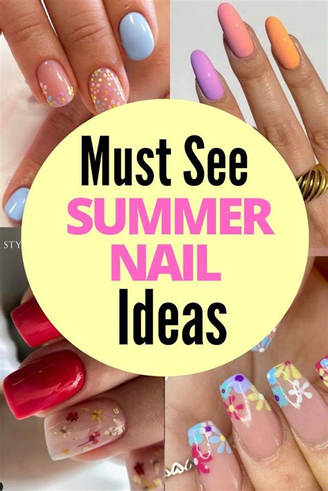 55 Summer Nail Designs You Need To Try Summer Nails Nail Designs