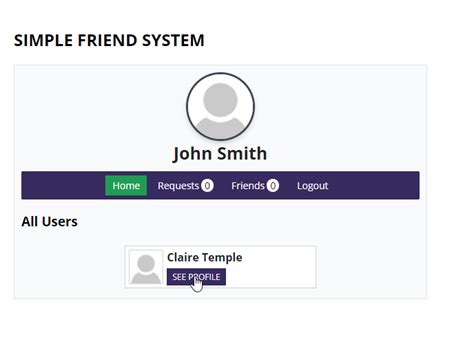 simple friend system using php with source code free