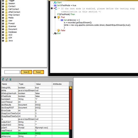 uccx send a recording or any document over safely using base64