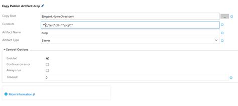 azure devops how do i include unit test dll s in drop from tfs build