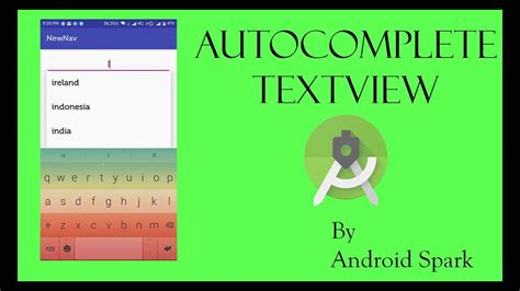 autocompletetextview added with string array in android youtube