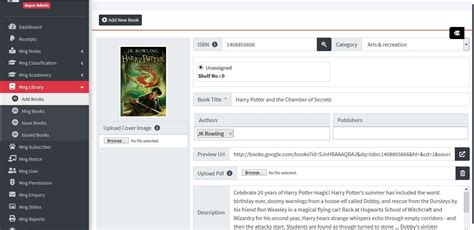 smart library management system by lmsdev007 codester