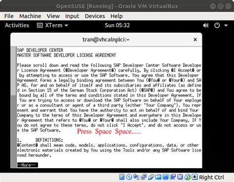install sap trial system on opensuse