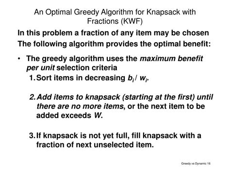 ppt greedy vs dynamic programming approach powerpoint presentation