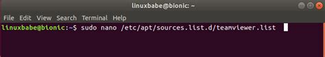 2 ways to install teamviewer on ubuntu 18 04 lts bionic beaver