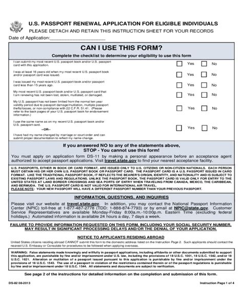 2024 Passport Renewal Form Fillable Printable Pdf And Forms Handypdf