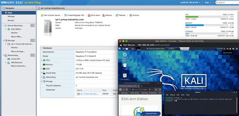 how to install kali linux on vmware esxi systran box