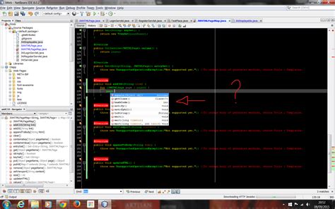 java why netbeans does not find the methods of an interface instance