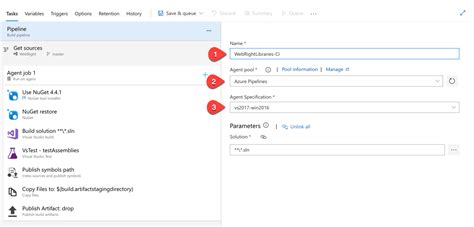 creating nuget packages with azure pipelines blexin