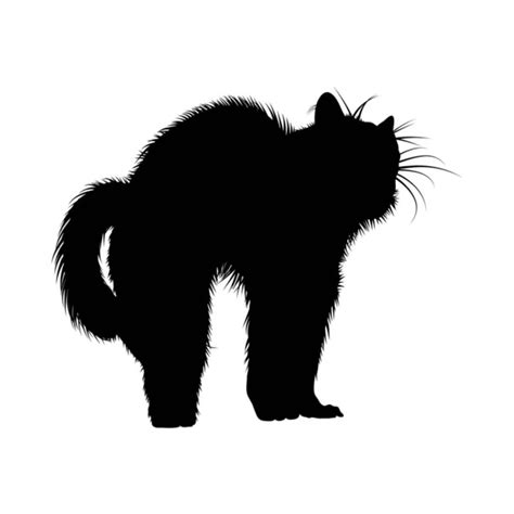 Silueta De Gato Vector De Stock Por ©angelp 268002248